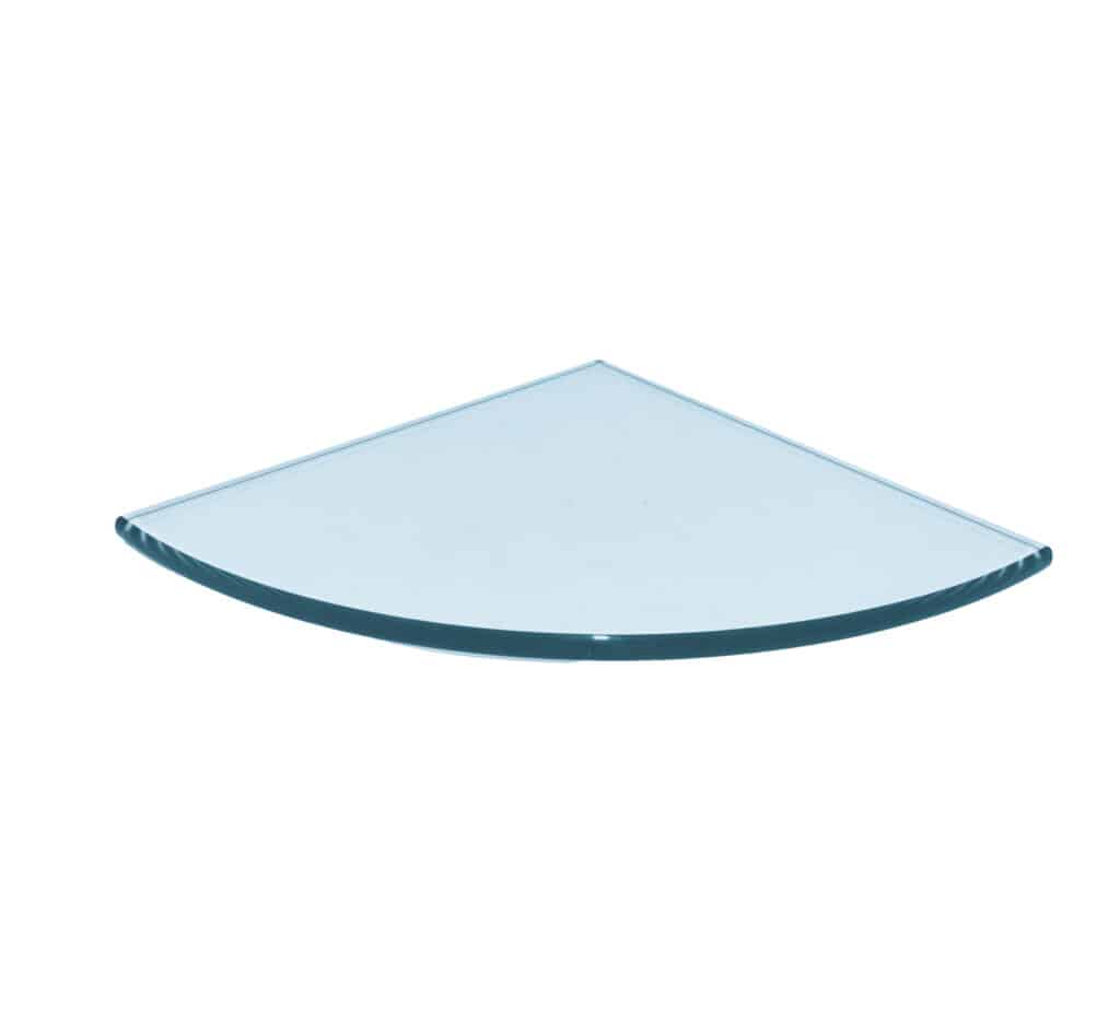 Link Hardware Corner Shelf – 3/8″ Tempered Glass – Link Hardware