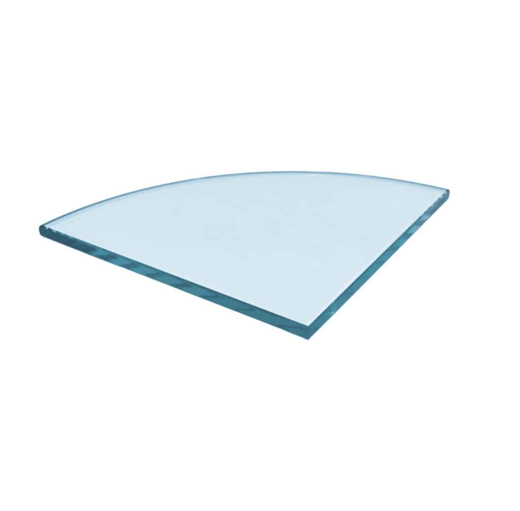 Link Hardware Corner Shelf – 3/8″ Tempered Glass – Link Hardware