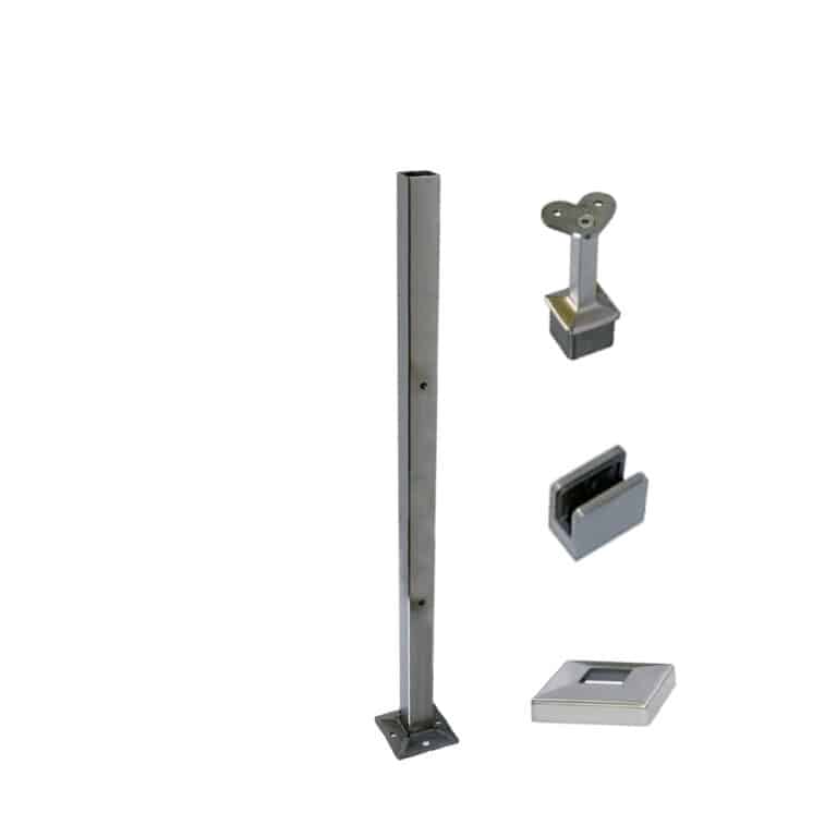 Link Hardware 36″ Square Corner Post Railing Kit – Link Hardware