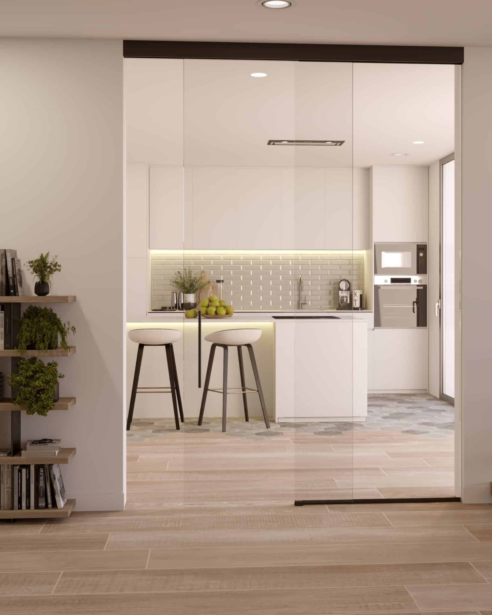 MID1 Midland Slider Kit Single Sliding Door with Soft Close – Link Hardware