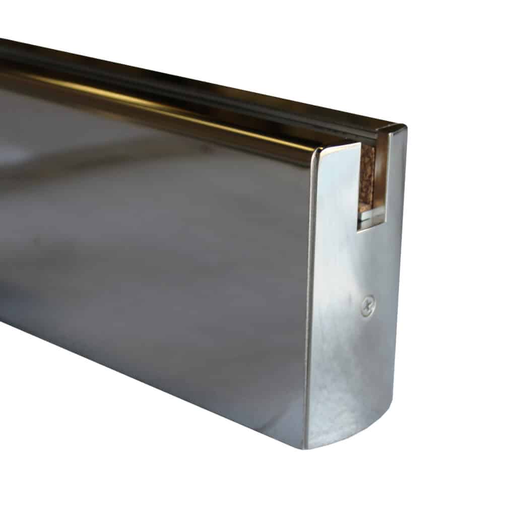 Link Hardware 4″ Door Rail at 37-3/4″ Long without Lock – Link Hardware