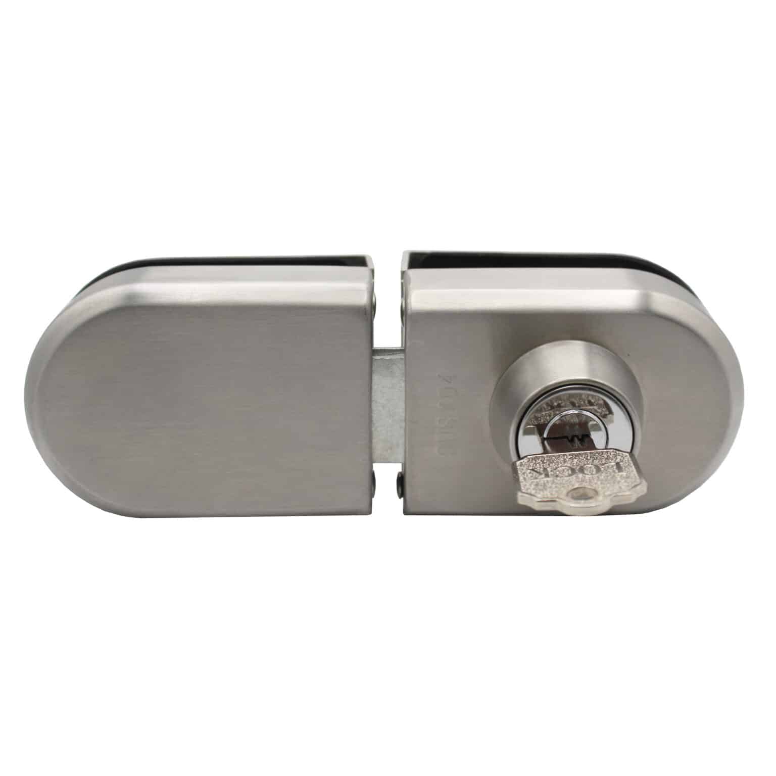 Link Hardware Small Slip on Lock with Tongue Latch – Glass to Glass ...